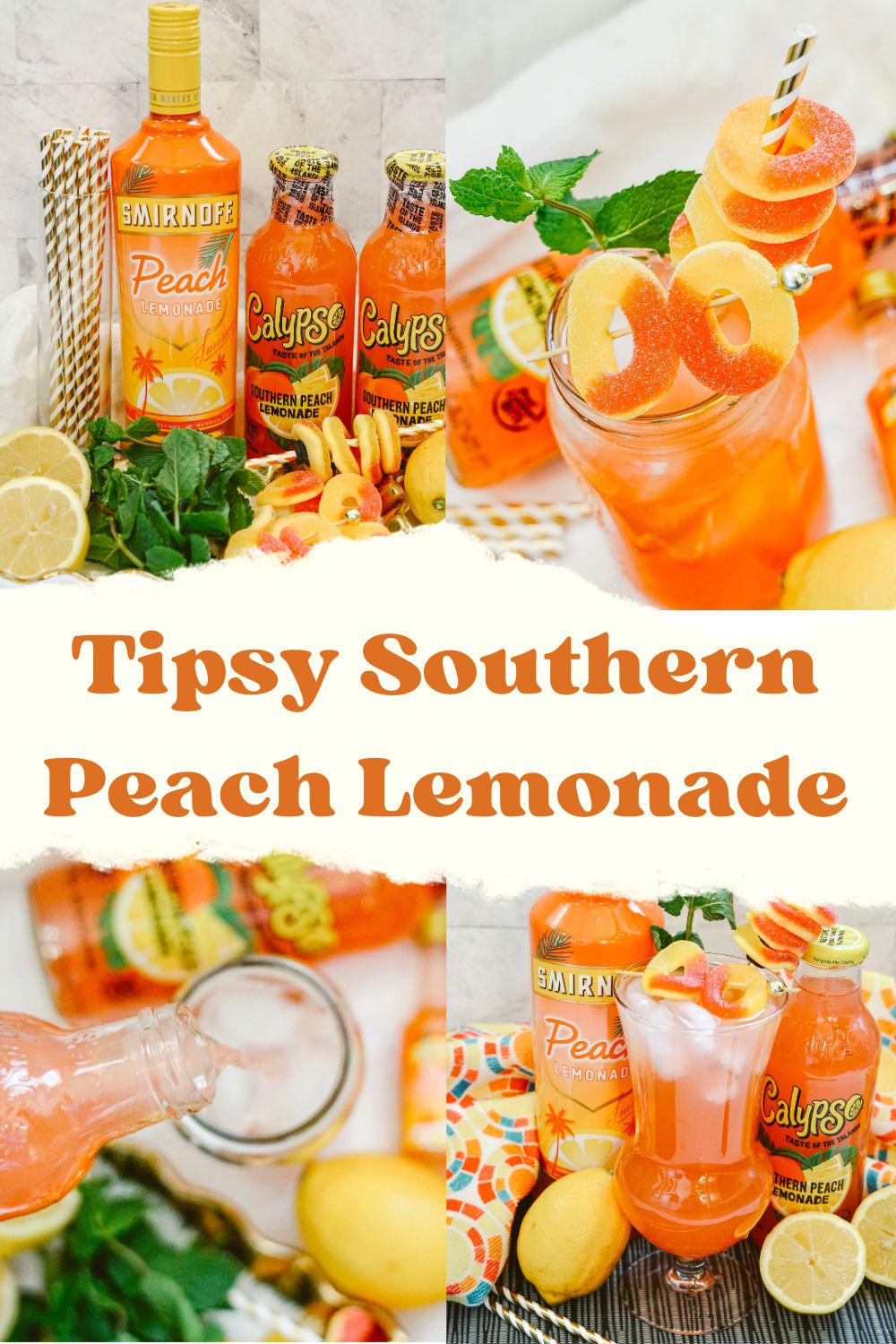 Tipsy Southern Peach Lemonade - Peyton's Momma™