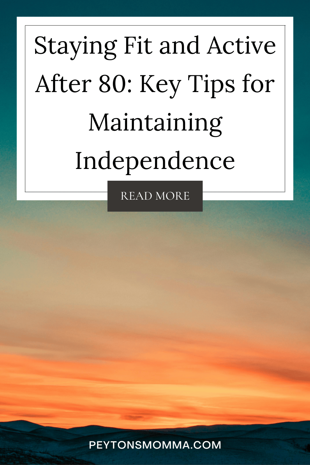 Staying Fit and Active After 80: Key Tips for Maintaining Independence ...